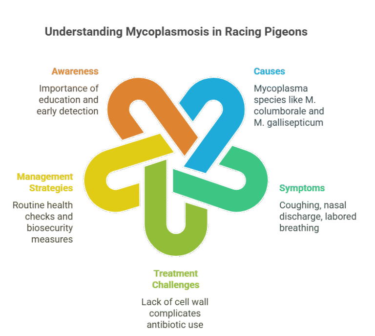 Bacterial Infections in Racing Pigeons and treaments